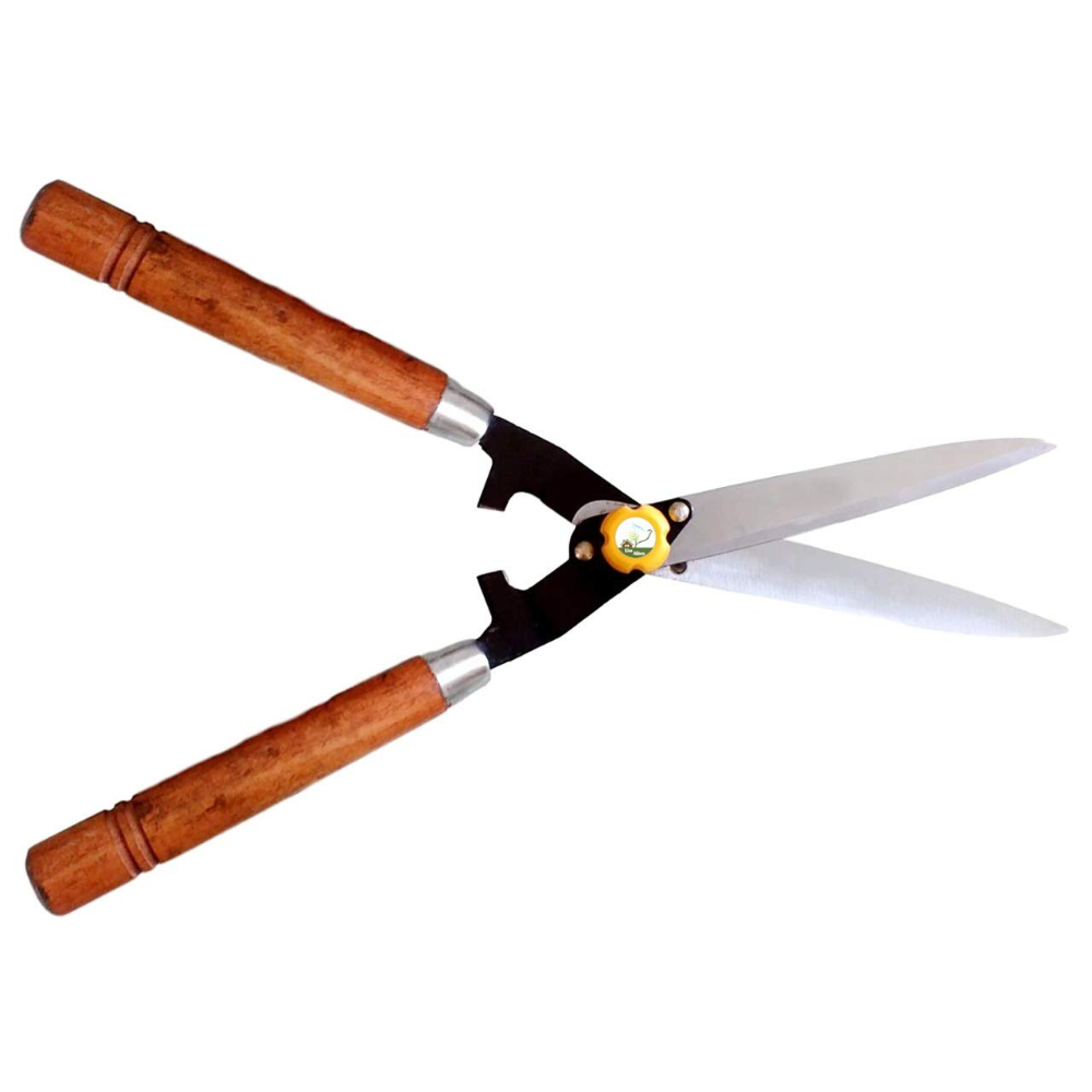 10" Heavy Duty Wooden Handle Hedge Shear 10inch Cutter with(Mix ...
